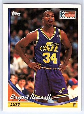 1993 Topps #374 Bryon Russell RC Excellent | eBay