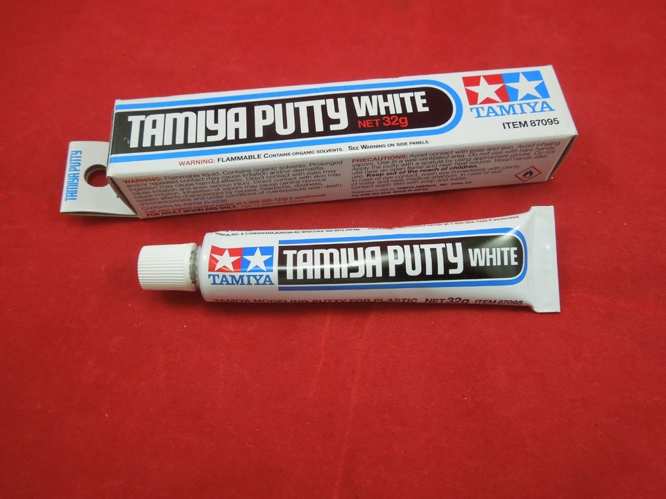 TAMIYA WHITE PUTTY 87095 for PLASTIC WOOD METAL MODELING MODEL KITS ...
