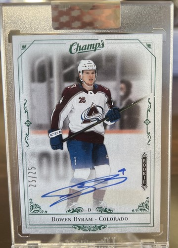 2020-21 UD Clear Cut Champs Rookie Signature Auto BOWEN BYRAM 25/25 | eBay