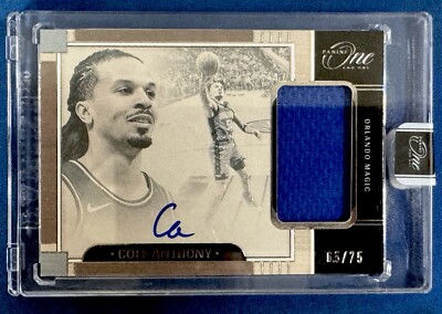 2024 One And One - Cole Anthony Patch Autograph #/75 (on Card / Game ...