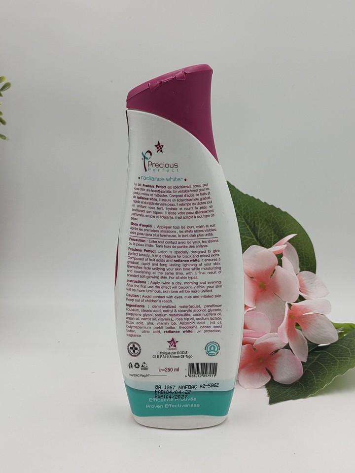 Precious Perfect Radiance White Body Lotion 250ml free shipping | eBay