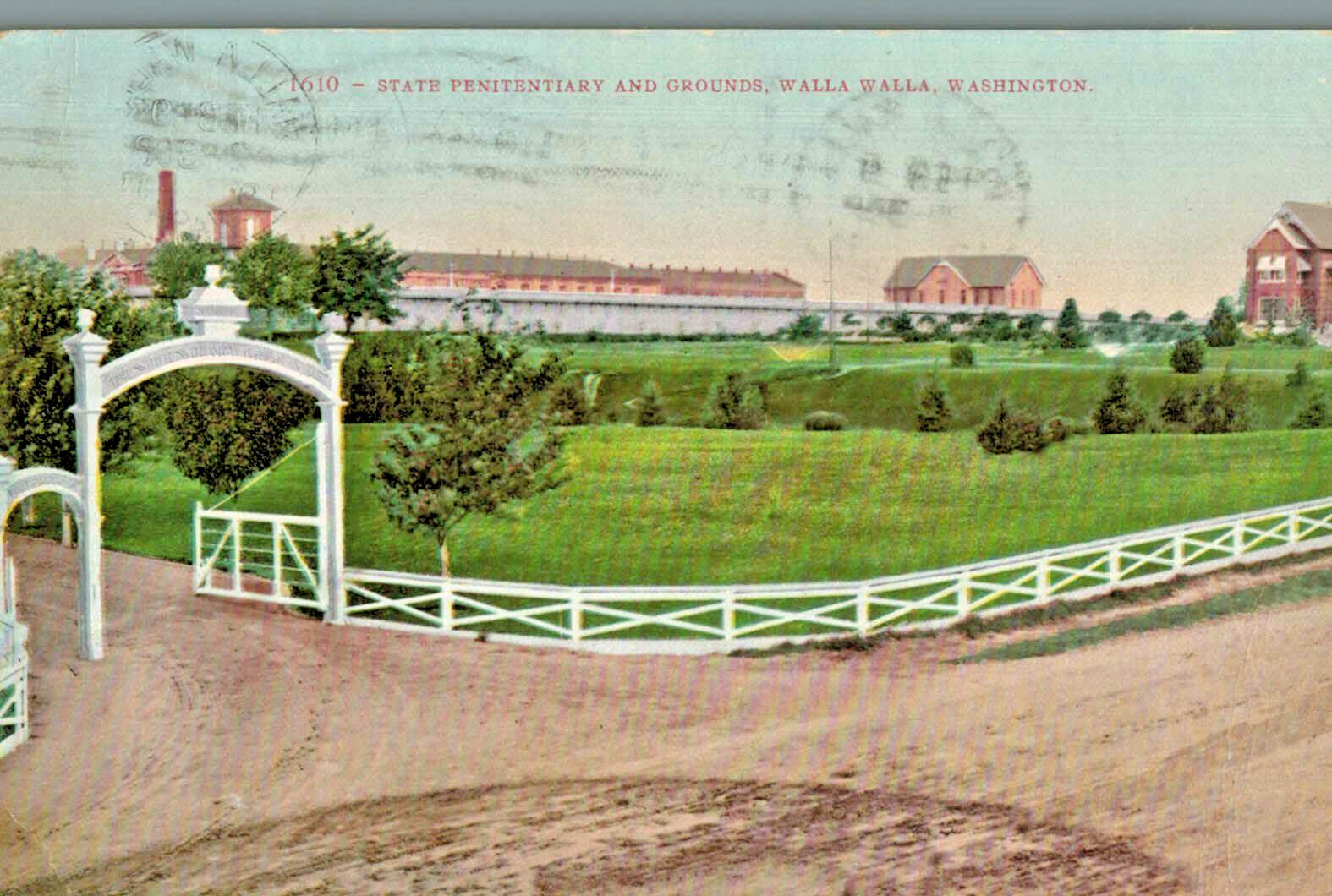 VIntage Postcard-1610, State Penitentiary and grounds, Walla Walla, WA ...