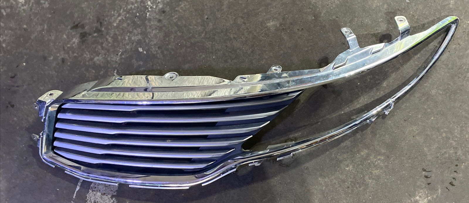 LINCOLN MKZ LEFT UPPER GRILLE 6 VANES LH DP5Z-8201-BA OEM 2013 2014 ...