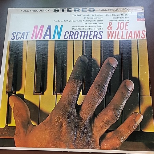 SCAT MAN CROTHERS & JOE WILLIAMS LP VINYL JAZZ Blues Grand Prix | eBay