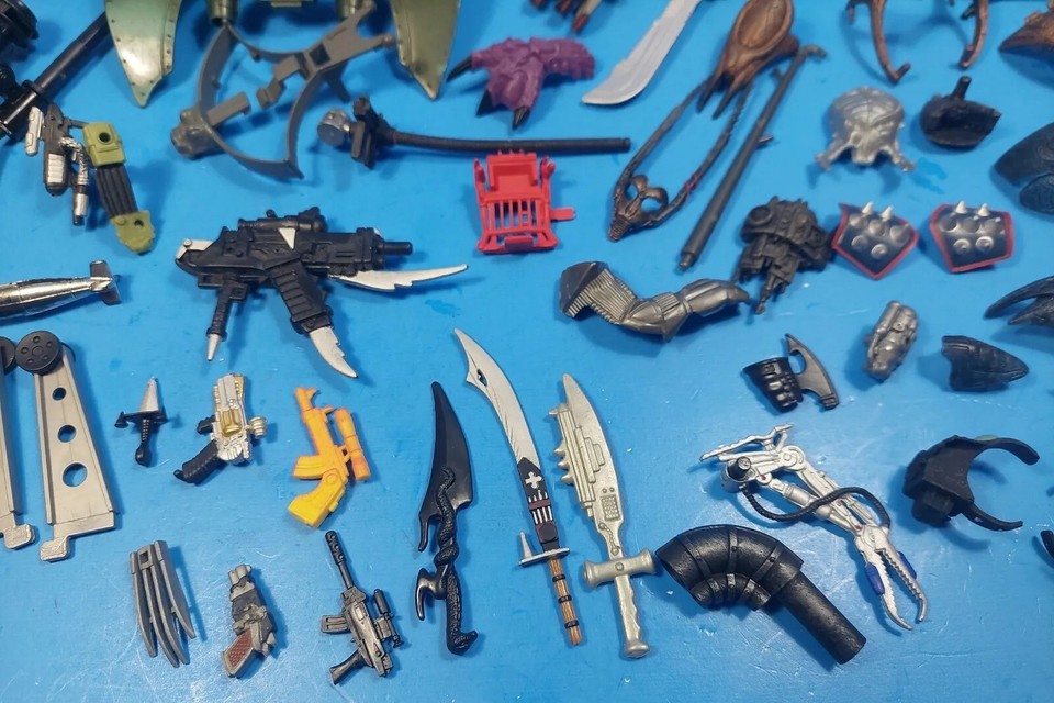 Spawn Action Figure Accessories Weapons Parts Cape Lot Vintage ...