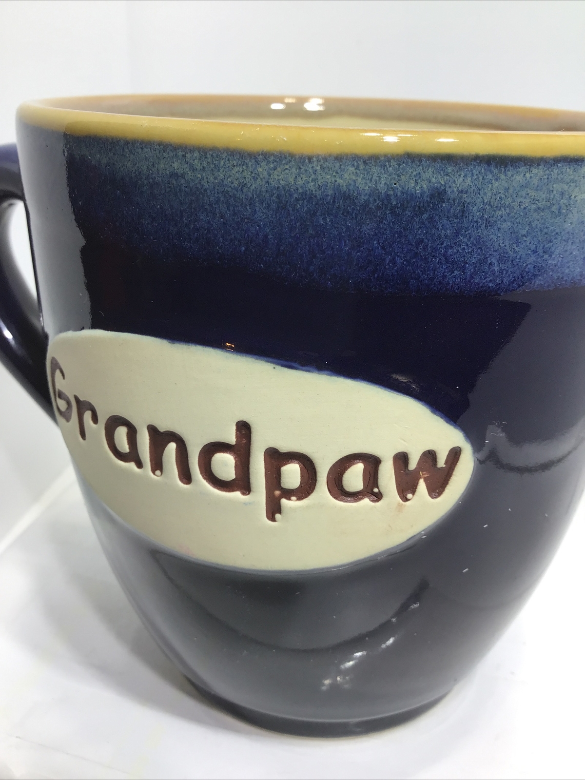 GRANDPAW COFFEE MUG. EMBARRASSED GRANDPA POTTERY MUG. Art Deco Mug. B230 | eBay