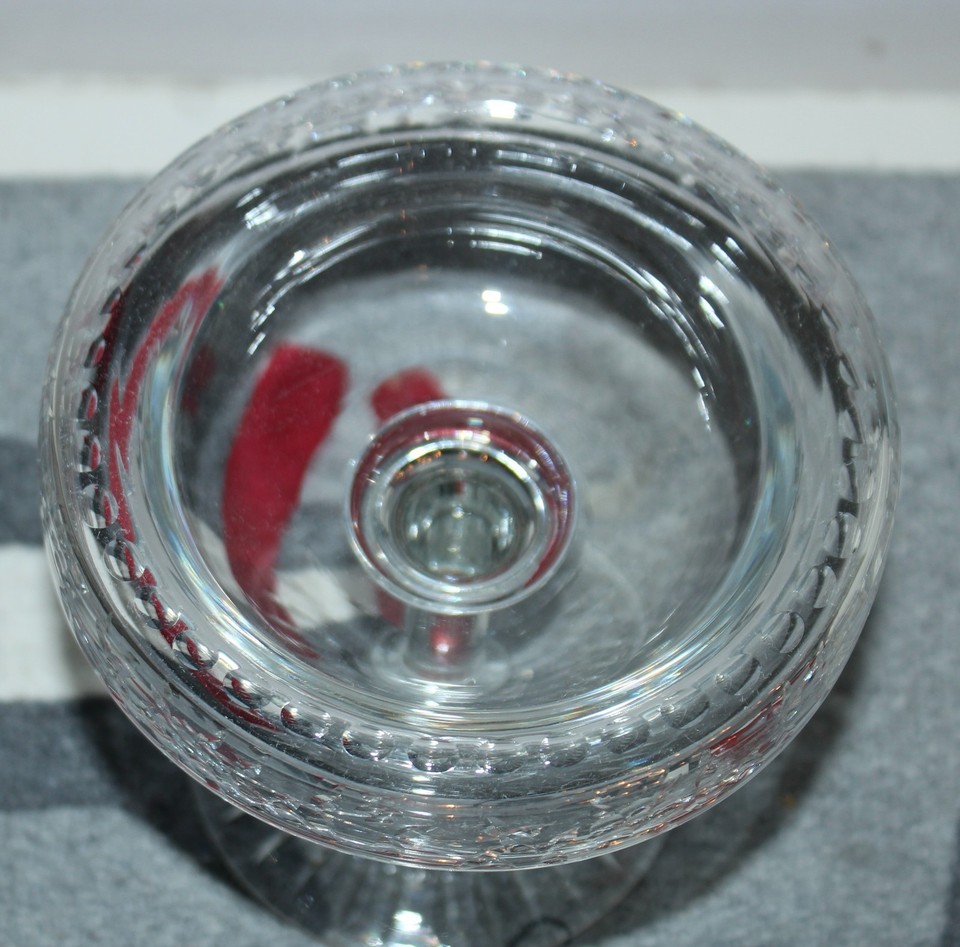 Vintage HAWKES Intaglio Cut Glass COMPOTE So ELEGANT! Marked LOT AP | eBay