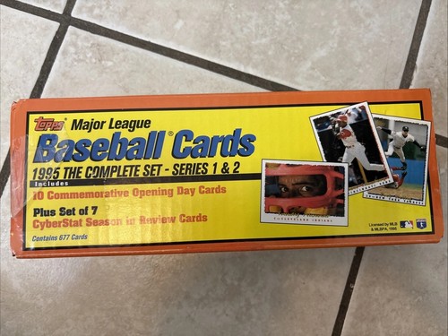 1995 TOPPS BASEBALL FACTORY SET SERIES 1 And 2 | eBay