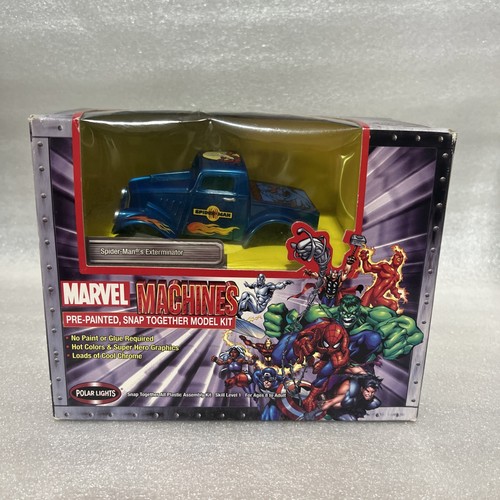Marvel Machines Pre-painted Snap Together Model Kit | eBay
