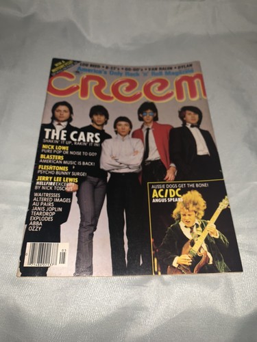 Creem Magazine MAY 1982 The CARS GoGo's B-52's Fleshtones AC/DC - FREE ...