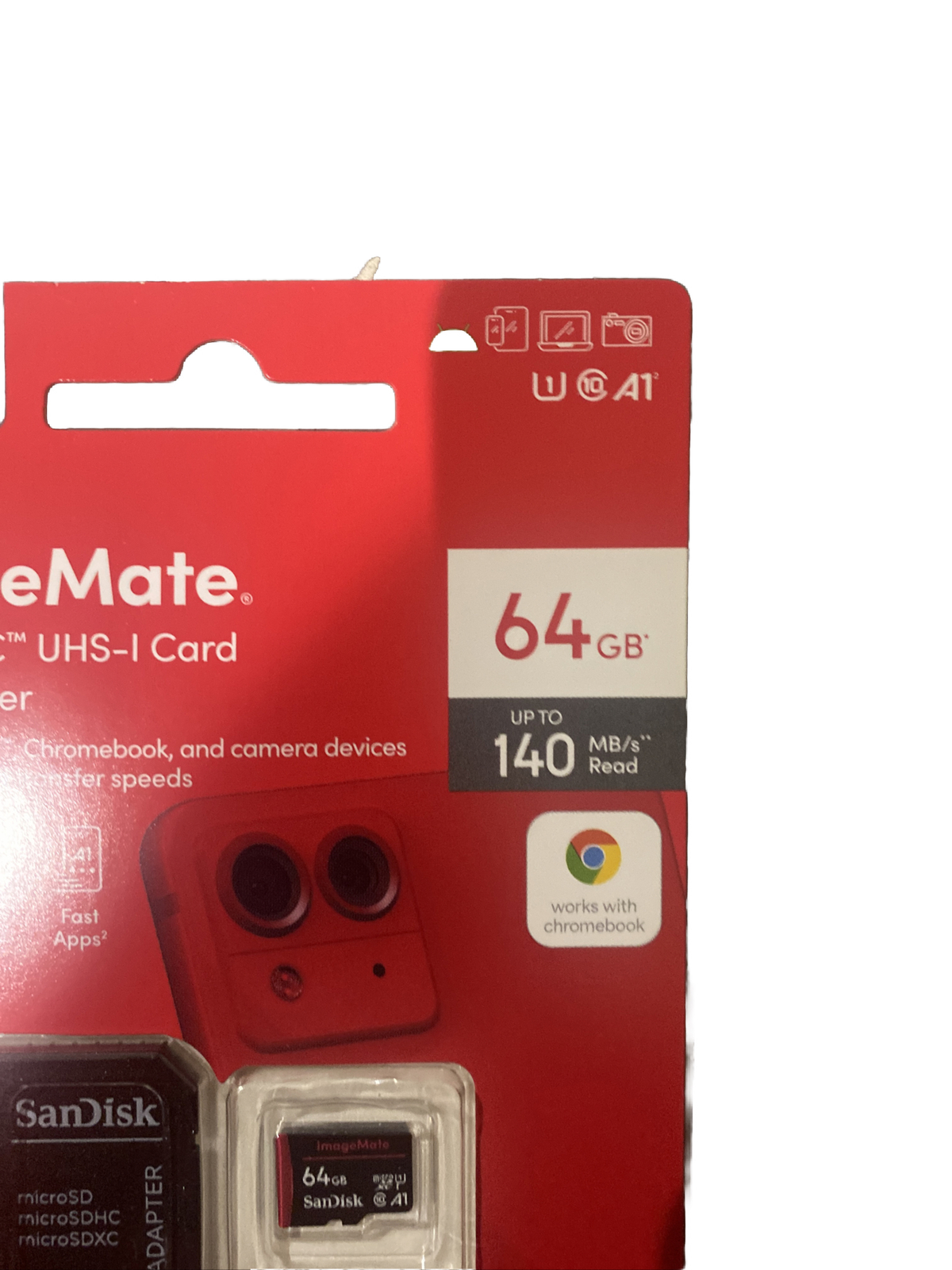 SanDisk+64GB+ImageMate+microSDXC+UHS-I+Card+With+Adapter+SDSQUAB-064G ...