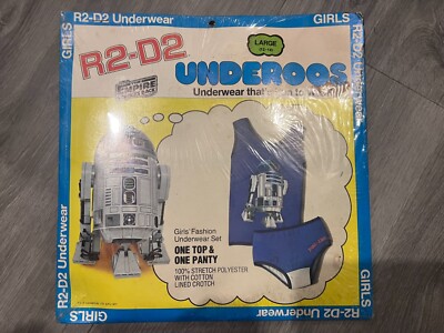 Vintage 1978 Underoos Star Wars R2-D2 Girls Large (12-14) Underwear Set ...