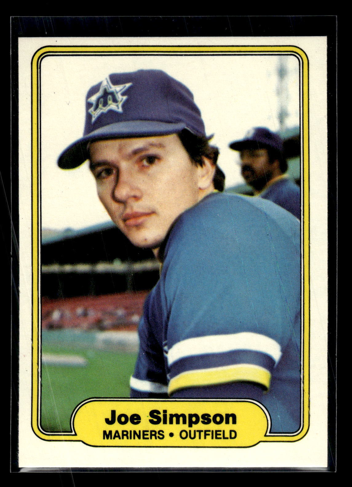 1982 Fleer Baseball #518 Joe Simpson "Set Break" Mint Seattle Mariners ...