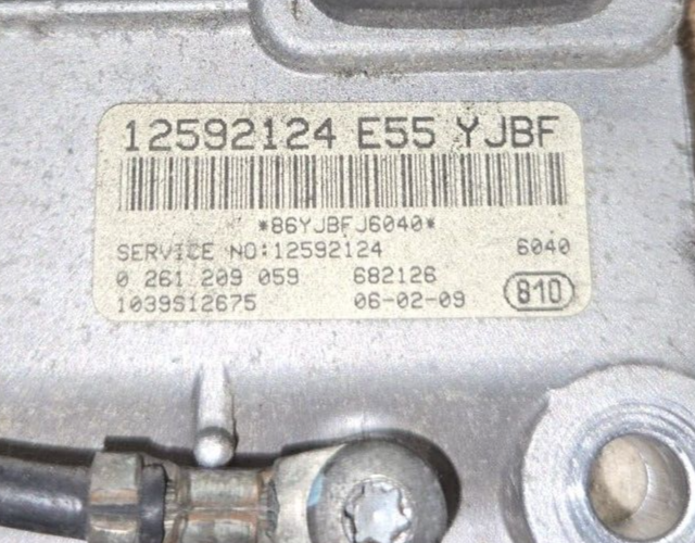 12592124 E55 YJBF 04-07 CADILLAC CTS SRX 3.6L ECU ECM OEM ENGINE ...