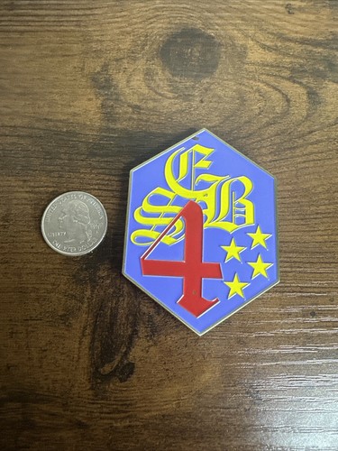 Navy Challenge Coin Uss Hershel “woody” Williams ESB4 Chiefs Mess CPO ...