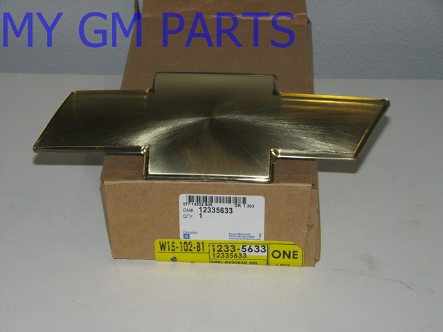 Genuine GM Accessories 12335633 Front Grille Emblem 2day Delivery for ...