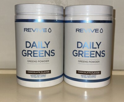 2 Revive Daily Greens, Chocolate, 17.77 oz/504g.Each (Exp.10/2026) | eBay
