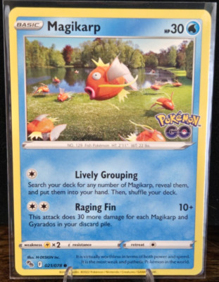 Pokémon TCG - Magikarp - 21/78 - Pokemon Go | eBay