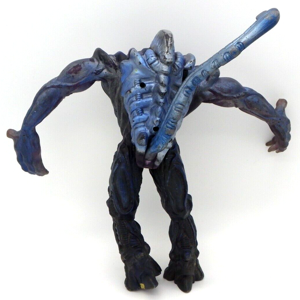 10" Soft Rubber Action Figure: Trend Master Space Purple Blue Alien ...