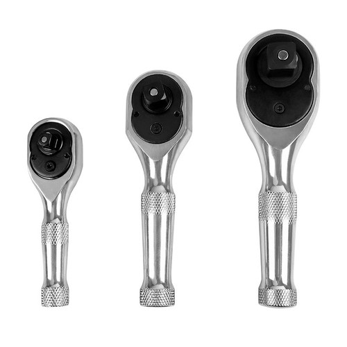 72Teeth Mini Ratchet Short Handle Bi-Directional Power Saving Quick ...