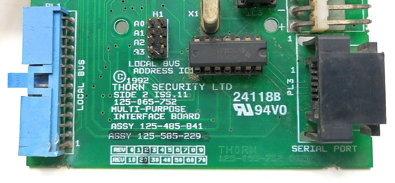 Thorn Security Ltd. Side 2 ISS.11 125-065-752 Multi-Purpose Interface ...