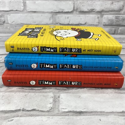 Timmy Failure Series Set 1-3 Hardcover Books by Stephan Pastis | eBay