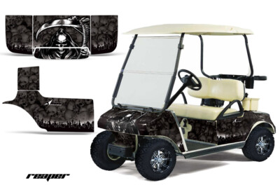 Graphics Kit Decal Sticker For Club Car Golf Cart 1983-2014 Reaper ...