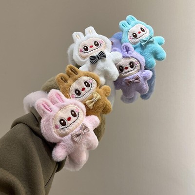 labubu children girls hair bands 2 set | eBay