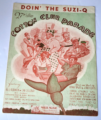 27th Ed COTTON CLUB PARADE Harlem BLACK REVUE 1936 Sheet Music DOIN ...