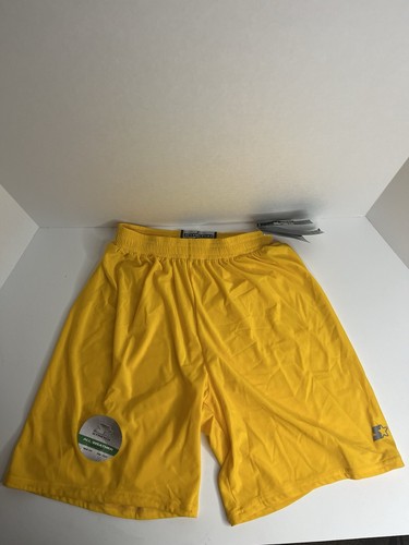 Vintage Starter Stretch 3M Scotchlite Workout Shorts Yellow Youth ...