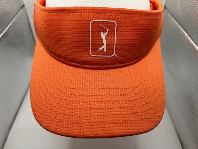 PGA Tour AIRFLUX Fairway Mesh Golf Visor Green Orange Blue Adjustable ...