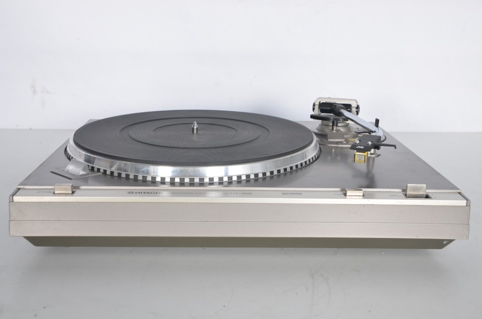 VINTAGE HITACHI HT-356 DIRECT DRIVE TURNTABLE WITH ORTOFON FF15XE MK II ...