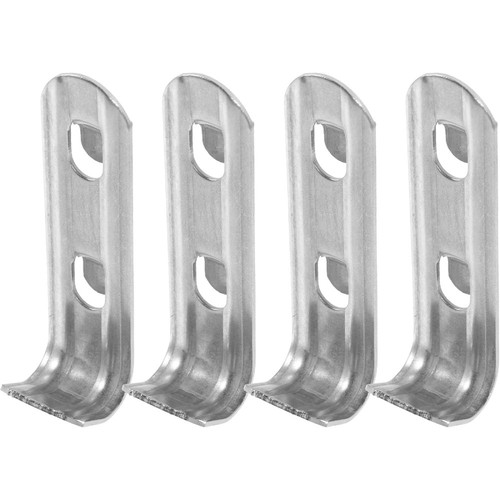4 Pcs Stainless Steel Hook Cooler Shelf Support Clip Fridge Clips | eBay