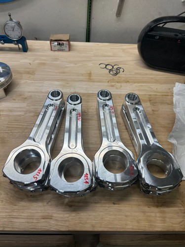 Custom R&R Aluminum Connecting Rods BBC BBF Honda Ford FE | eBay