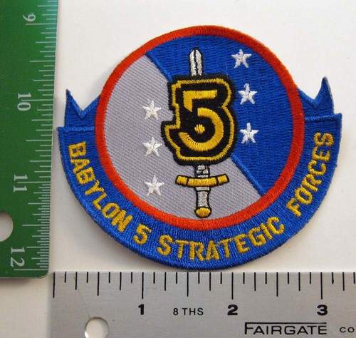 BABYLON 5 "Strategic Forces Patch" NEW OLD STOCK (NOS) 1998 Emporium ...