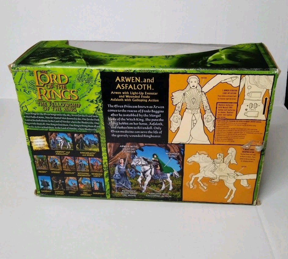 Lord Of The Rings The Fellowship Of The Ring Deluxe Horse And Rider Set Arwen... | eBay
