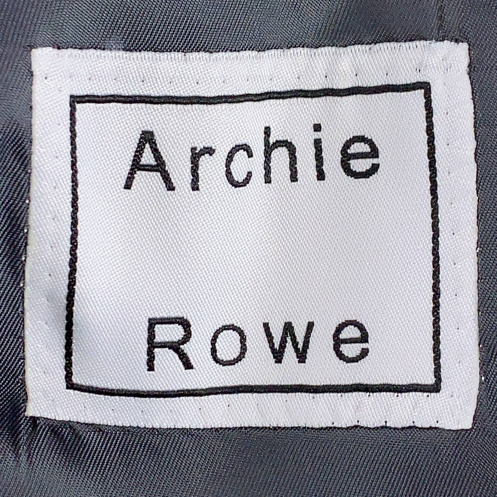 Archie Rowe Mens Two Button Suit Jacket Gray Lined Notch Single ...