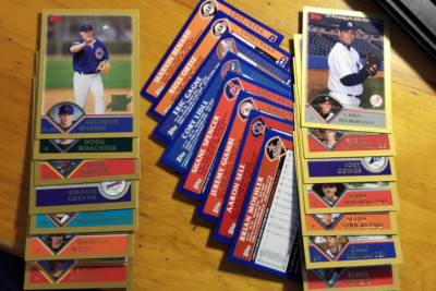 2003 Topps Baseball Gold w/Traded Fill your set pick choice /2003 | eBay