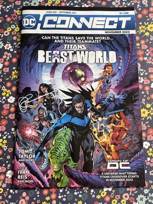 DC CONNECT #40 DAWN OF DC TITANS BEAST WORLD RAVEN NIGHTWING STARFIRE ...