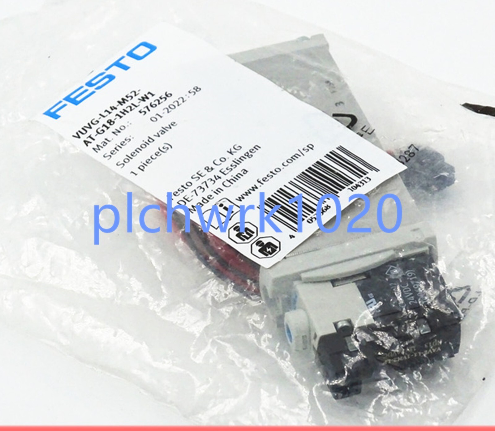 1 PCS NEW IN BOX FESTO VUVG-L14-M52-AT-G18-1H2L-W1 576256 Solenoid ...