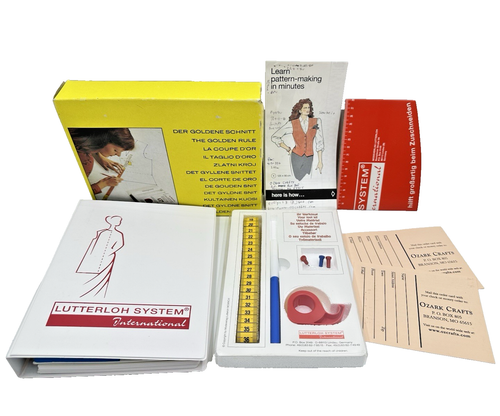 Vtg Lutterloh System The Golden Rule Pattern Making Binder & No. 27 Men's | eBay