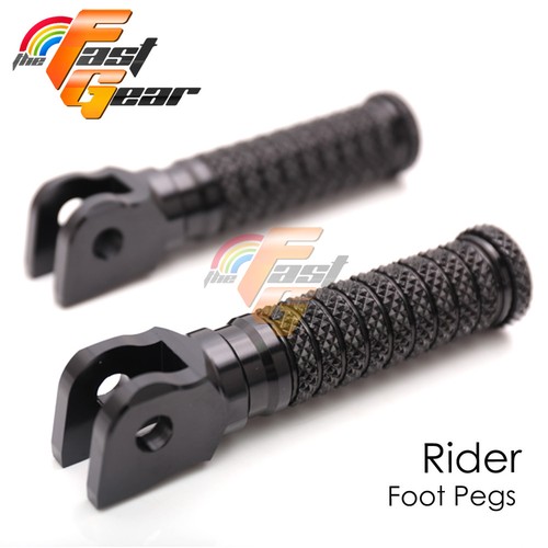 CNC Black Rider Front Foot Pegs Fit Honda CBR650F 2014 2015 2016 2017 ...