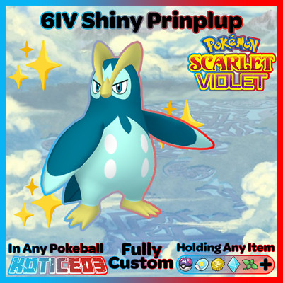 Shiny/Non Shiny Prinplup 6IV Pokemon Scarlet & Violet 🚀 Fast 🚀 | eBay