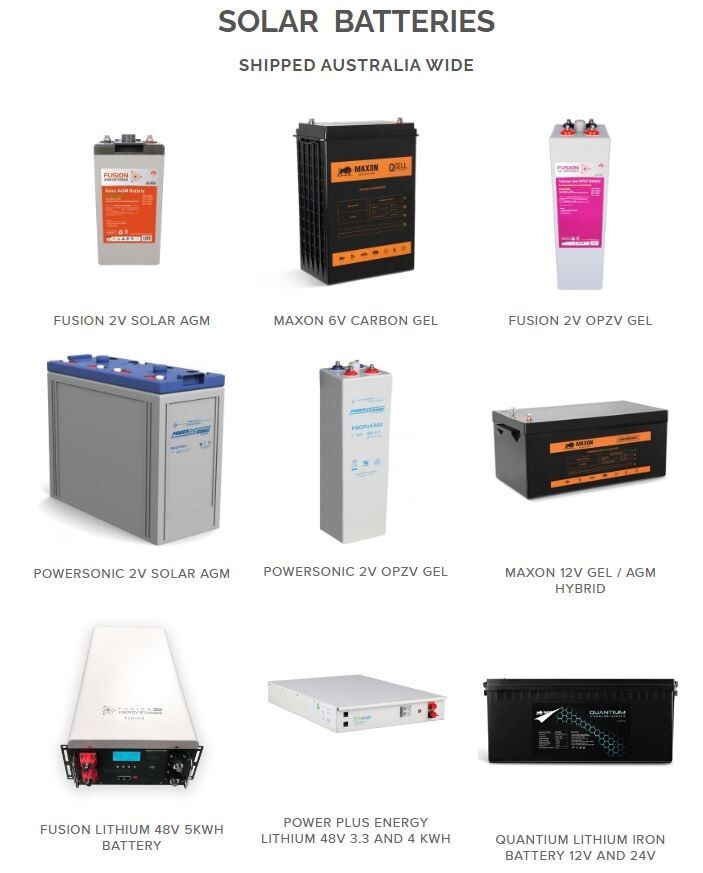 48V FUSION LITHIUM SOLAR OFF GRID BATTERY BANK FES-512 100ah Amp Hour ...