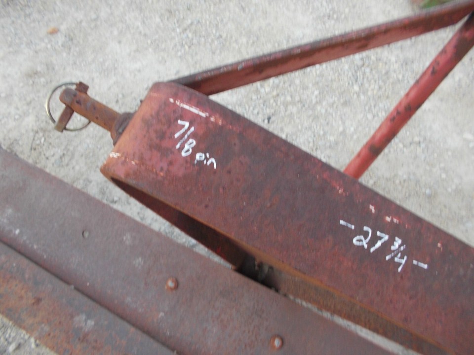 3pt hitch 6ft 6' swivel adjustable pivot grader blade HD for tractor | eBay