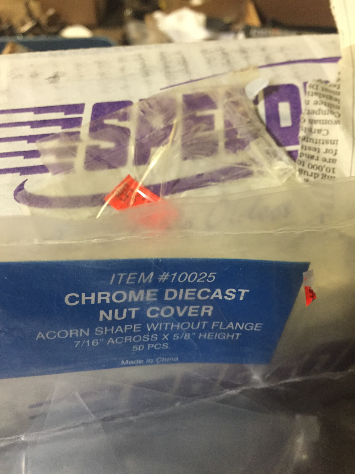 7/16 CHROME ACORN NUTS ACORN COVERS 1 SET OF 50 P/N 10025 | eBay