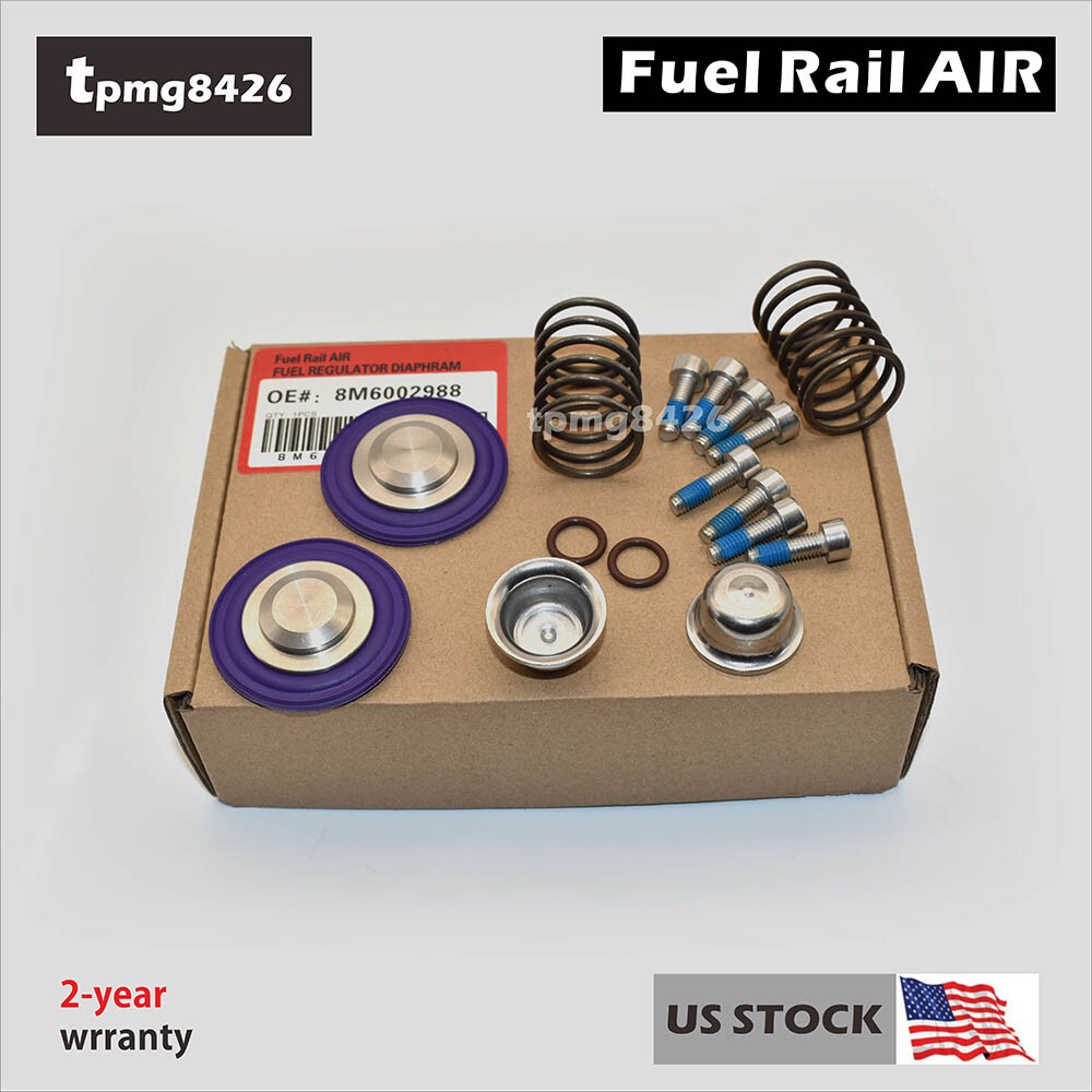 2PCS Fuel Rail Air/Regulator Diaphragm 8M6002988 For Mercury Optimax 3 ...