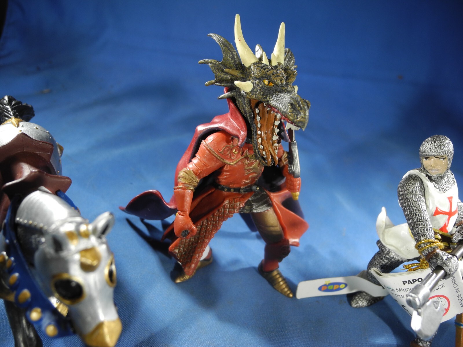 Lot of 10 Papo Animal Warrior Figurines: SORCERESS PRINCESS OF DARKNESS ...