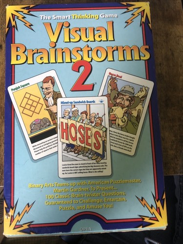 VINTAGE Binary Arts Board Game Visual Brain Storms #2 | eBay