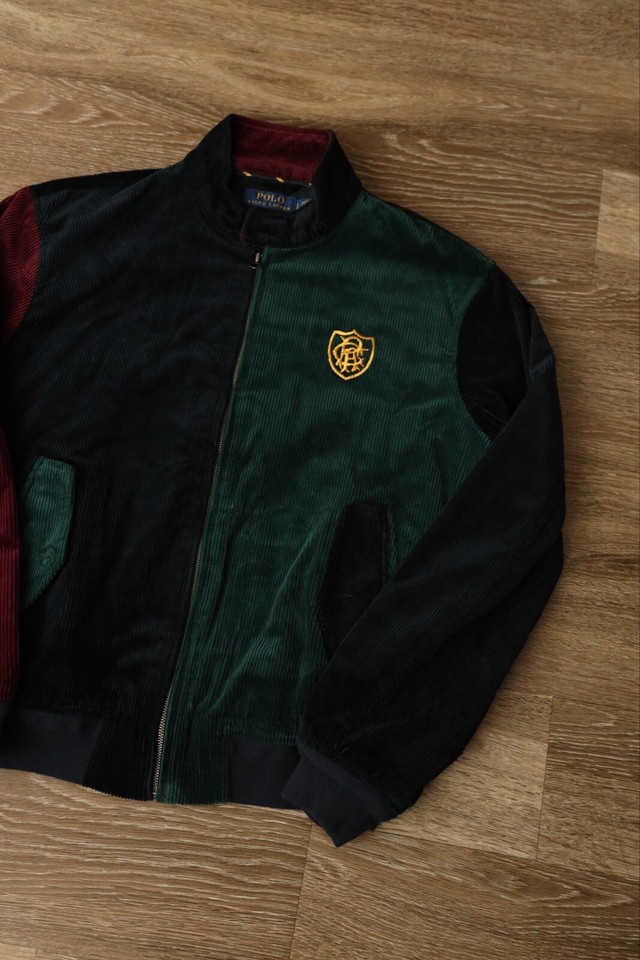Polo Ralph Lauren Vintage Colorblock Crest Corduroy Fun Jacket NWT Kith ...